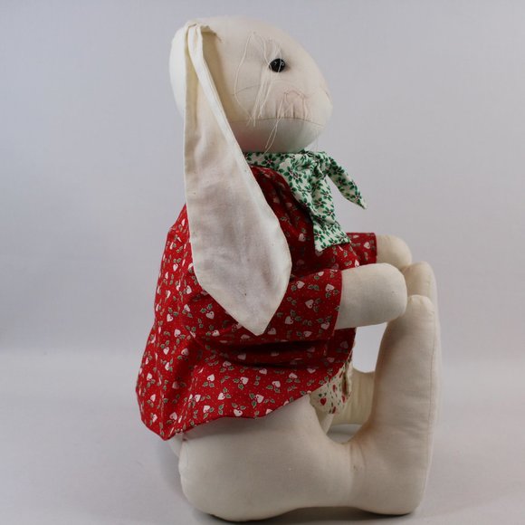 Handmade | Accents | Vintage Handmade Floppy Eared Rabbit Muslin Bunny ...